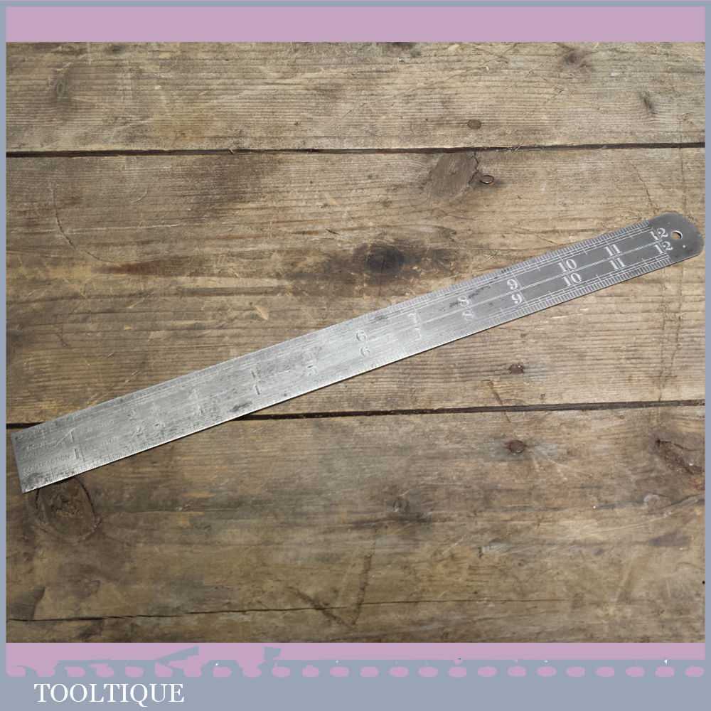 Vintage Rabone & Sons 12 Steel Expansion Ruler No 192 | Tooltique
