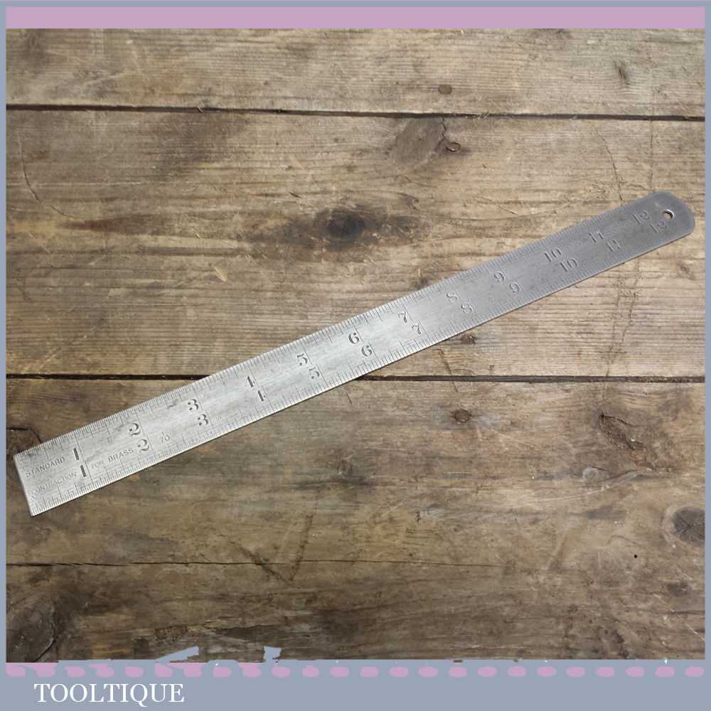 Vintage Rabone & Sons 12 Steel Expansion Ruler No 195# | Tooltique