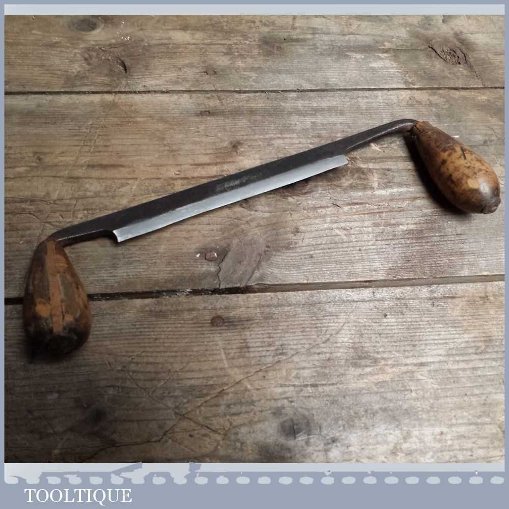 Vintage Small Cast Steel 6 Offset Drawknife – Sharp Old Woodworking ...