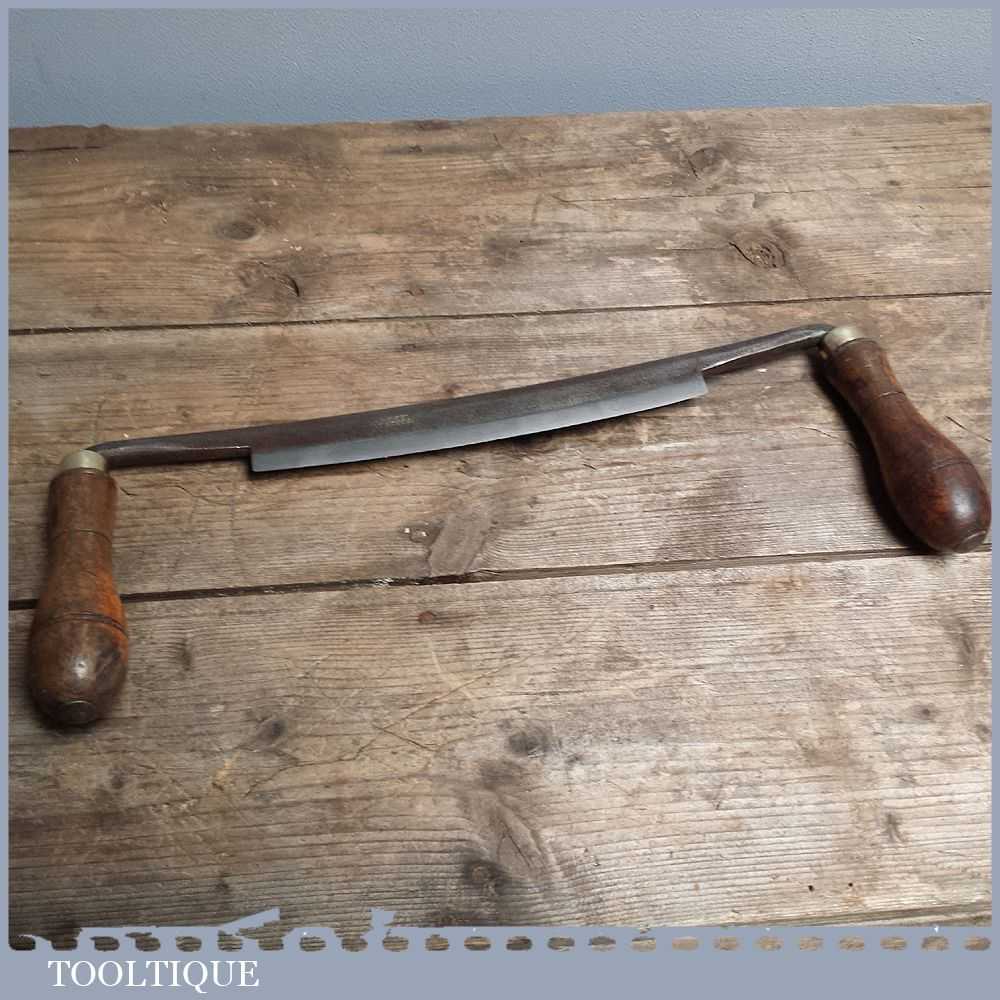 Vintage Sorby 8" Curved Drawknife - Very Sharp Old Woodworking Tool