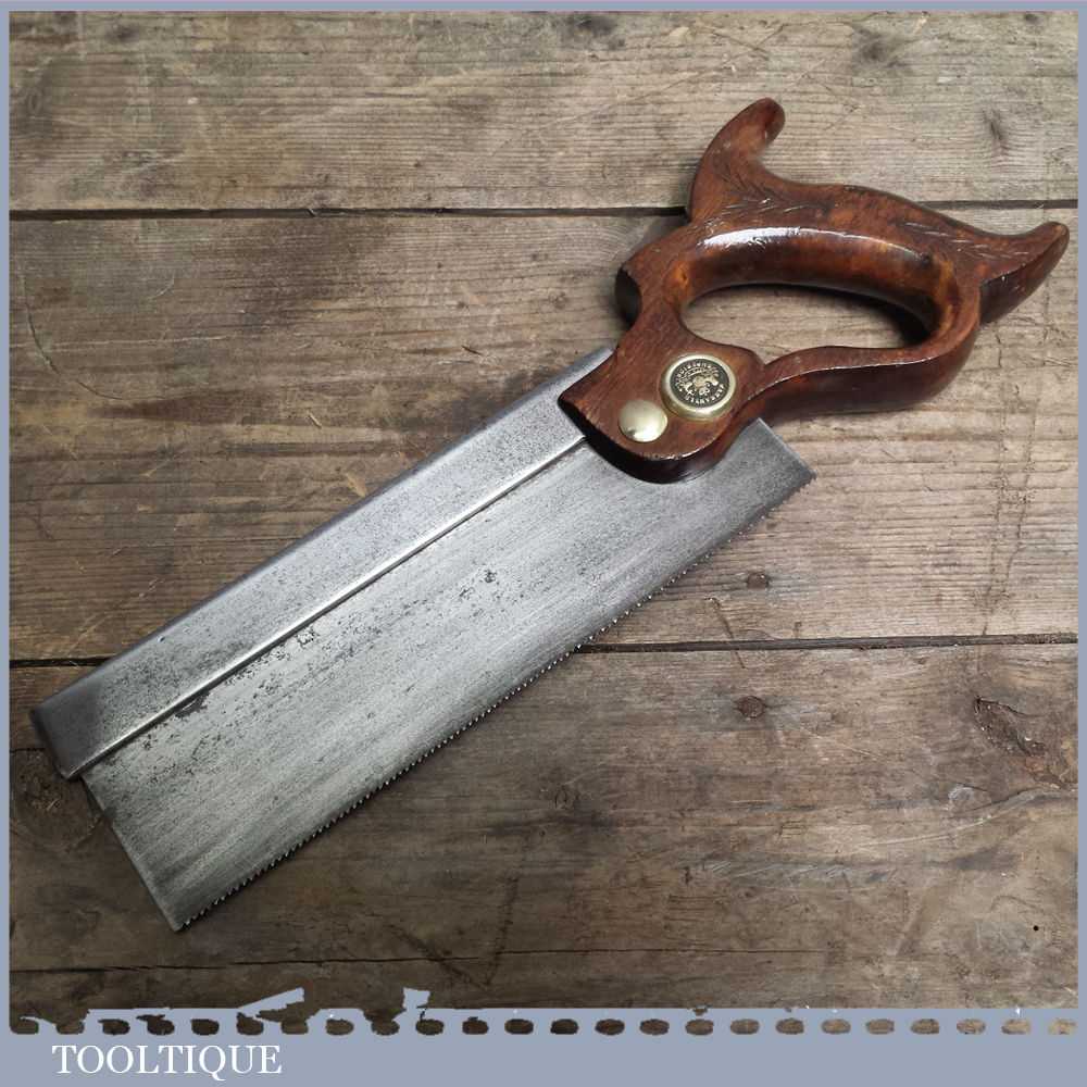 Vintage Superior Warranted Steel Back Dovetail Saw – 7 12 Long – 12 tpi ...